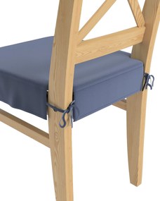 Sedák na židli IKEA Ingolf barva tmavě modrá látka sametová