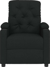 Masážní křeslo černé textil 339114
