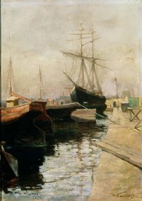 Wassily Kandinsky - Obrazová reprodukce The Port of Odessa, 1900, (26.7 x 40 cm)