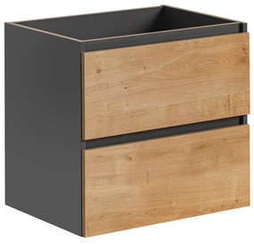 Comad Koupelnová skříňka pod umyvadlo Monako Grey Oak 60 šedá/dub hamilton