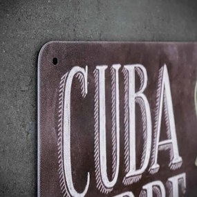 Kovová cedule Cuba Libre recipe