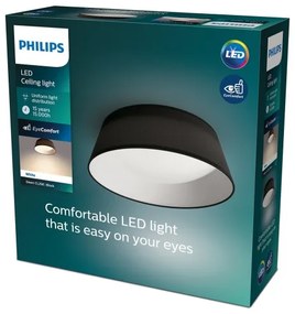 Philips - LED Stropní svítidlo DAWN LED/14W/230V černá