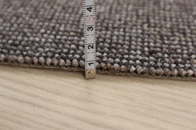 Timzo, Metrážový koberec Neapol 4719 - neúčtujeme odřezky z role, na míru, šíře 2m,3m,4m,5m, hnědá, filc, chodba / předsíň