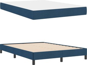 Postel s boxspringem Modrá 160 x 200 cm textil 3398506