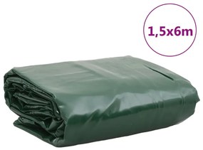 Plachta zelená 1,5 x 6 m 650 g/m²,  156141