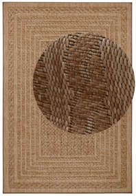 Hanse Home, Kusový koberec Forest 103992 Beige/Brown – na ven i na doma, 80x150, béžová, chodba / předsíň