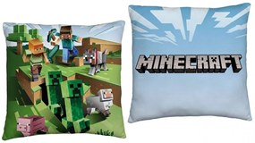 HALANTEX Polštářek Minecraft Farma Polyester, 40/40 cm