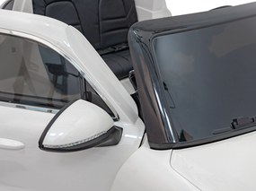 Ramiz Elektrické autíčko Porsche Cayenne S na baterie pro děti bílý lak SUV + dálkové ovládání