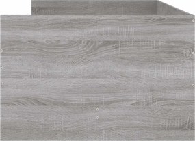 Rám postele se zásuvkami šedý sonoma 90 x 190 cm 3207355