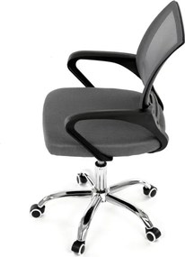 Dětská otočná židle šedá KA-L103 GREY