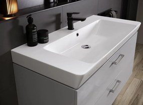 Cersanit - SET B348 LARA MILLE 80cm (SKŘÍŇKA + UMYVADLO), Bílá, S801-338-DSM
