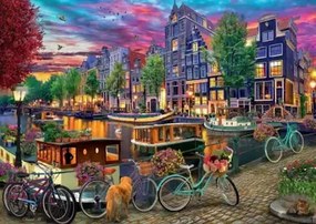DINO Malovaný Amsterdam / 2000 dílků / od 15 let