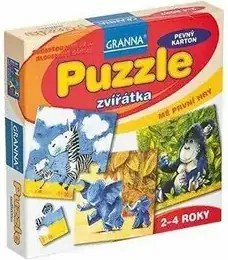 Granna Puzzle zvířata / 4  6  9  12 dílků / od 2 let