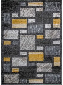 Kusový koberec Walton 5796A šedo-žlutý Varianta: 120x170 cm