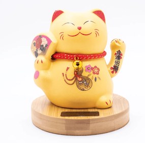 Milujeme Kameny Maneki neko - mávající kočička Solar - Feng shui VADA VAD265