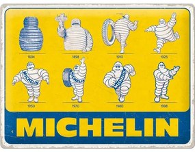 Postershop Plechová cedule: Michelin - Logo Evolution - 40x30 cm