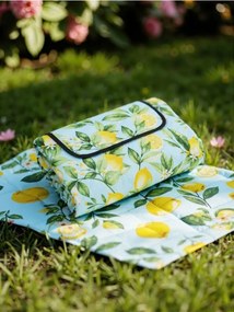Sinsay - Pikniková deka s motivem citronů - zelená