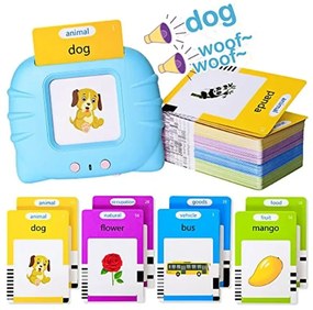 Montessori Education interaktivní mluvící kartičky (AJ jazyk) Varianta: Modrá - 224 karet