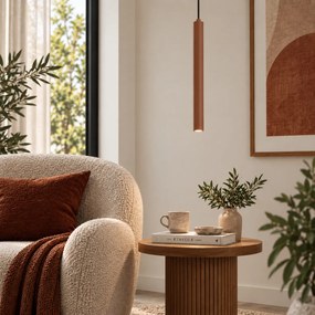 Moderní závěsná lampa Mocha s integrovanou stropní deskou - Chuba