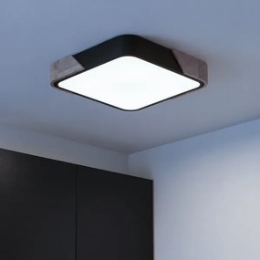 Brilagi - LED Stmívat. svítidlo PILANA LED/48W/230V dub/černá 42x42 cm + DO