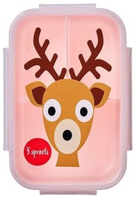 3 SPROUTS Krabička na jídlo Bento 3 Sprouts Deer Pink