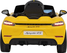 Ramiz Dětské autíčko Porsche Spyder RS 718 MP4, žluté