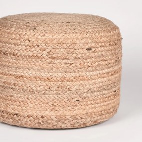 LABEL51 pletený puf JUTE hnědý Color: Natural SH-24.009