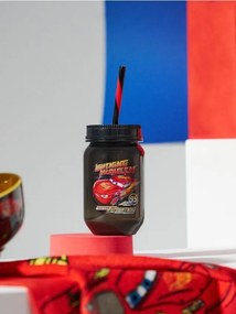 Sinsay - Hrnek s víčkem a brčkem Cars - vícebarevná