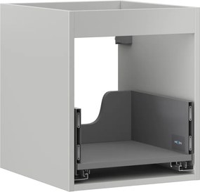 Mexen Box-A, závěsná skříňka 40 cm, 1 zásuvka, šedá matná, 91AX0-0400-470-1-62
