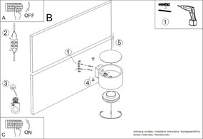 Sollux Lighting Nástěnné svítidlo MODO 1 olivově zelené GX53