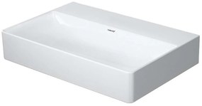 Duravit DuraSquare - Umyvadlo na desku, 50x40 cm, DuraCeram, s WonderGliss, bílá 23565000791