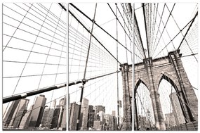 Obraz na plátně - Manhattan Bridge 1925B (120x80 cm)