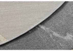 Dywany Luszczow Kusový koberec kulatý EMERALD EXCLUSIVE 1012 mramor, geometrický šedá / zlato Rozměr koberce: 120 cm KRUH