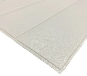 3D obklad pěnový Deska bílá (700x700mm) samolepící