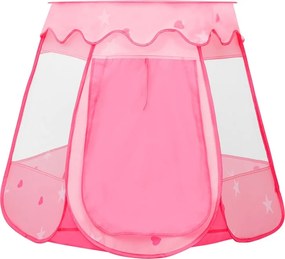 vidaXL Dětský stan na hraní s 250 míčky růžový 102 x 102 x 82 cm [3107725] Barva: Vícebarevný