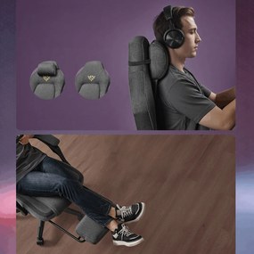 Autronic Herní křeslo KA-E1372 GREY