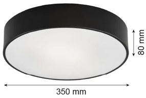Argon 3570  - LED Stropní svítidlo DARLING LED/25W/230V pr. 35 cm černá