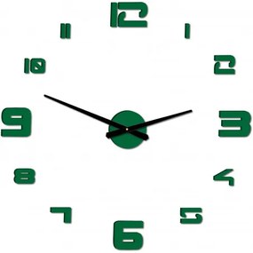 Nástěnné hodiny samolepicí velké Moderní hodiny | SENTOP 12P021 PLEXI 2D