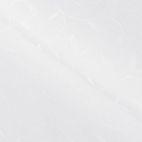Goldea sváteční kulatý teflonový ubrus - bílý s velkými ornamenty Ø 100 cm