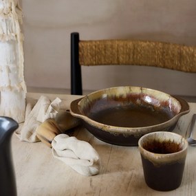 Hnědý hluboký talíř z kameniny Poterie – Casafina
