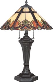 Elstead Secesní stolní lampa Tiffany CAMBRIDGE výška 60 cm