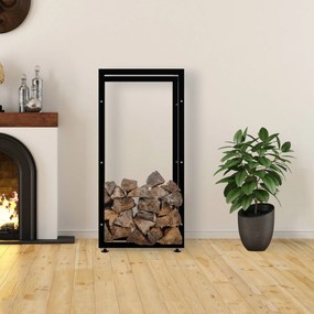 Stojan na palivové dřevo Keri V2 25x60x125 – černá