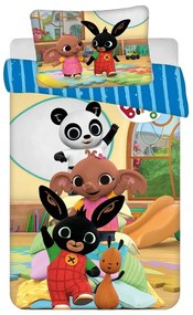 Bavlněné dětské povlečení do postýlky 100x135 cm Bing Bunny "Tower" – Jerry Fabrics