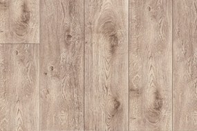 Beauflor, PVC podlaha - lino Texalino Supreme 697 D Texas Oak - dub, na míru, šíře 5m, hnědá, filc, chodba / předsíň