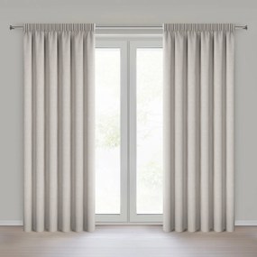 ZATEMŇOVACÍ ZÁVĚS (100%) NA PÁSCE ZOEY 140X270 CM BÉŽOVÝ