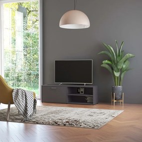 vidaXL TV stolek 120 x 34 x 37 cm dřevotříska [801155] Barva: Šedá