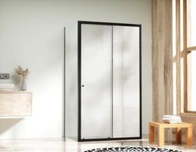 NICOL COMBI II Black 90x120x90 Grape Sprchový kout s posuvnými dveřmi