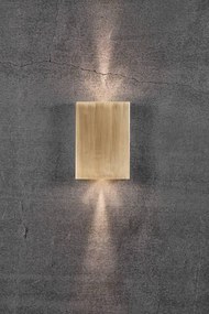 NOR 2019051035 Venkovní nástěnné svítidlo Fold 15 2x5W LED mosaz čirá - NORDLUX