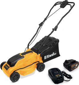 aku travní sekačka 20 V + 1x 4Ah baterie + nabíječka 2,4 A Riwall PRO RALM 3320i SET