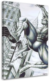 Gario Obraz na plátně Spider-Man na budovách - Saqman Rozměry: 40 x 60 cm
